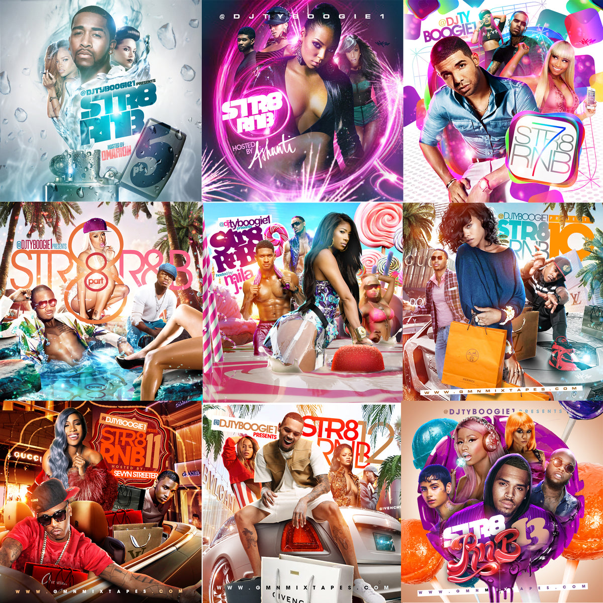 DJ Ty Boogie - Str8 RNB, USB Flash Drive (Clean) – MixtapeMonopoly.biz